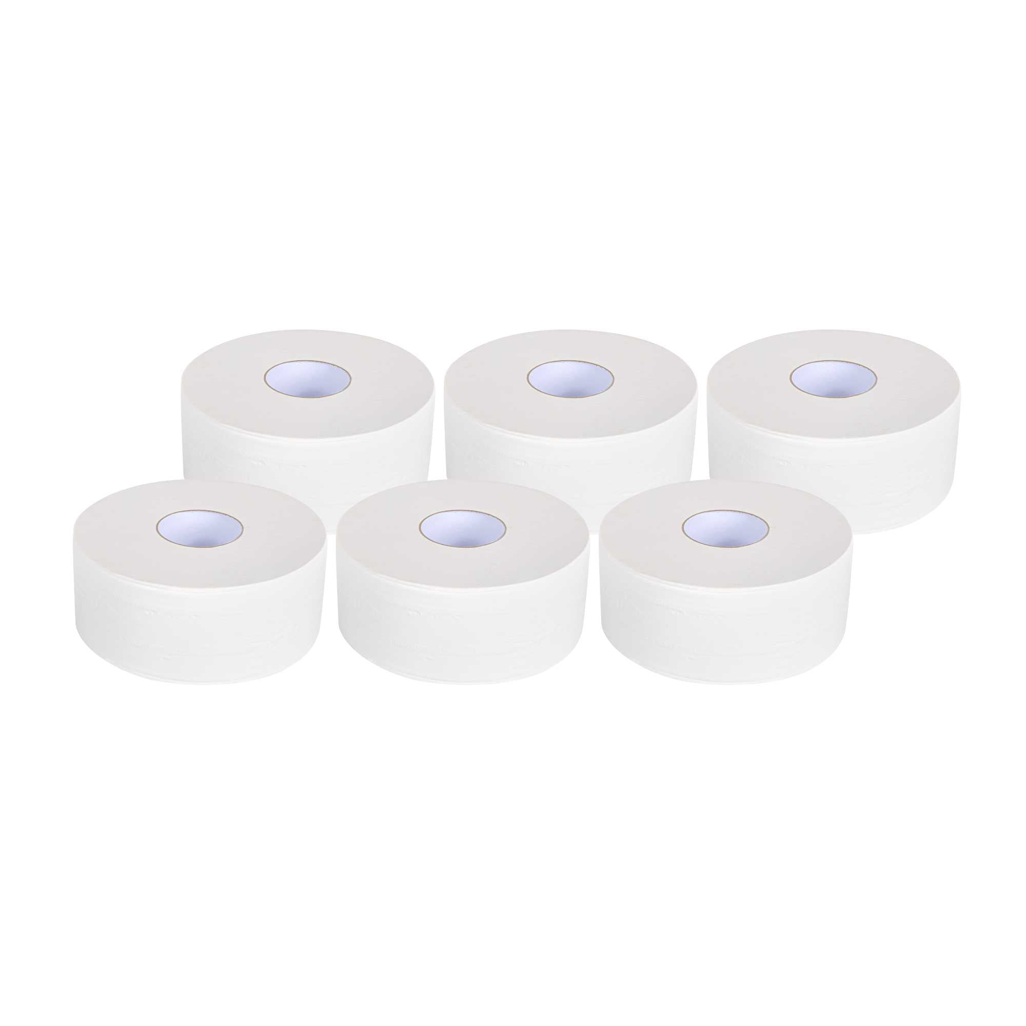 Clean Tek Professional White Toilet Paper Roll - 3-Ply - 655' x 3 3/4 ...