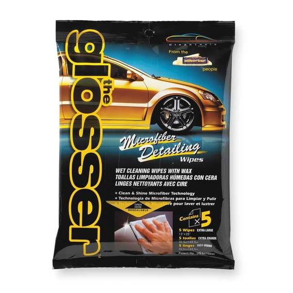 Clean Tools Detailing Wipes,White,PK5 99006M - Walmart Business Supplies