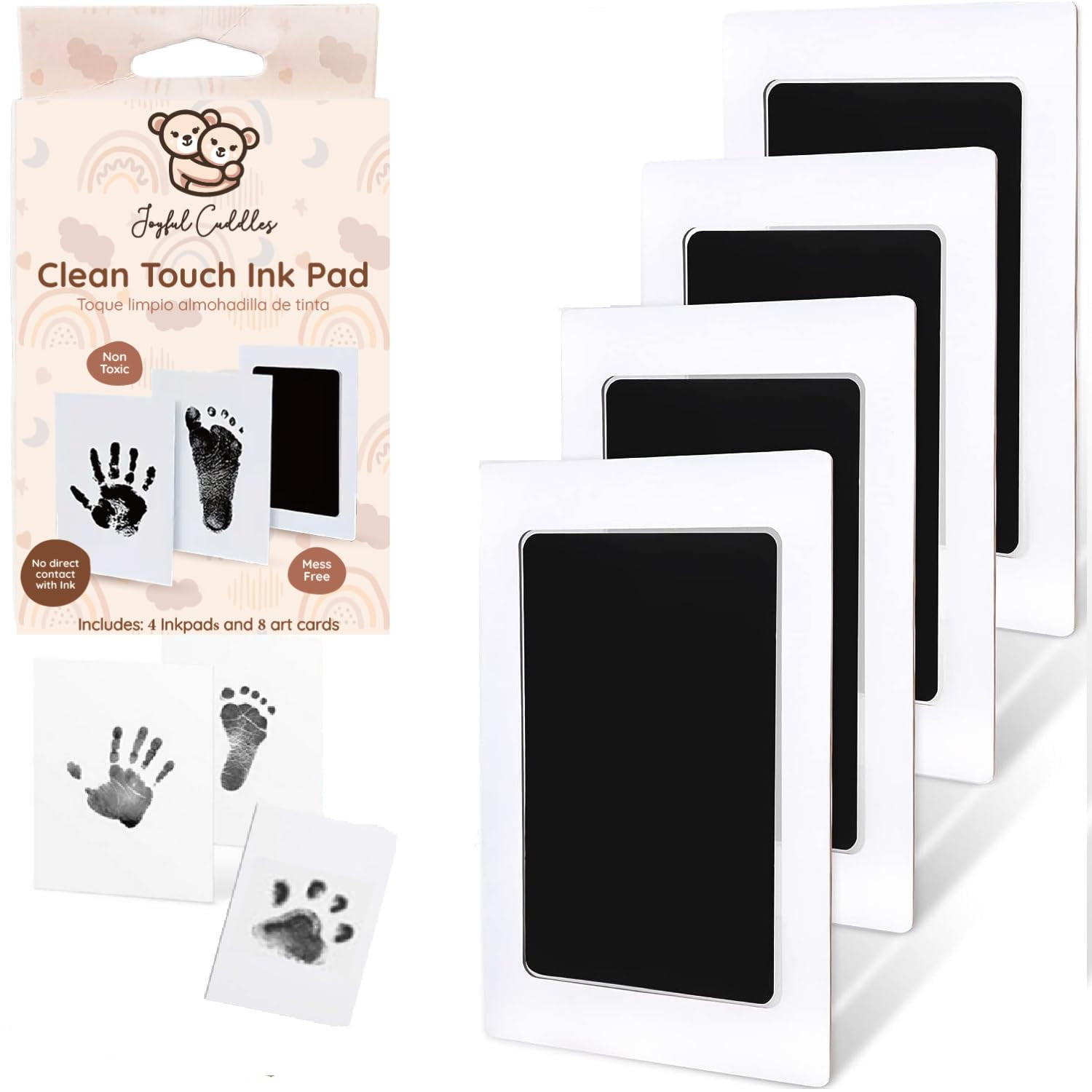 Clean Touch Hand and Footprint Kit - Ink Pad for Baby Hand and ...