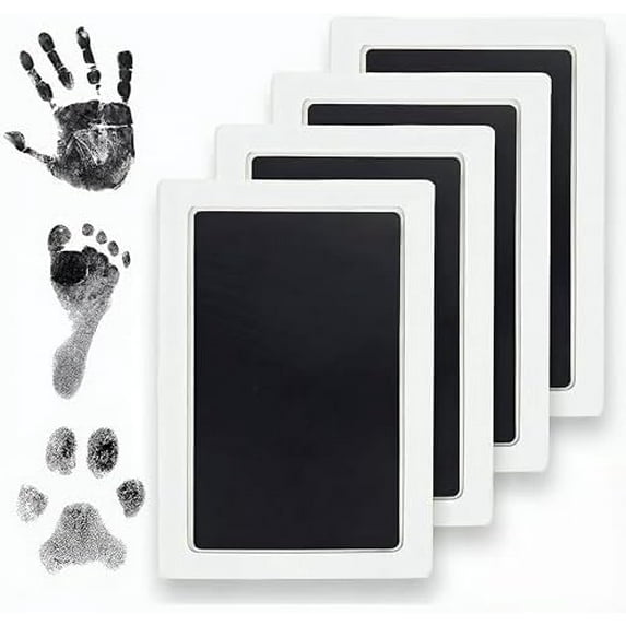 Clean Touch Ink Pad for Handprints and Footprints - Inkless Hand & Foot ...