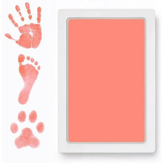 Clean Touch Ink Pad for Handprints and Footprints - Inkless Hand & Foot ...