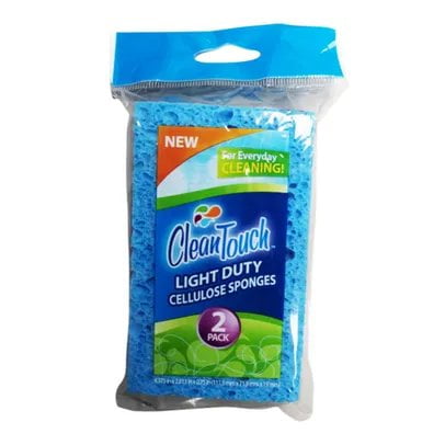 Clean Touch Light Duty Sponge - 2 Ct Pack of 6 - Walmart Business Supplies