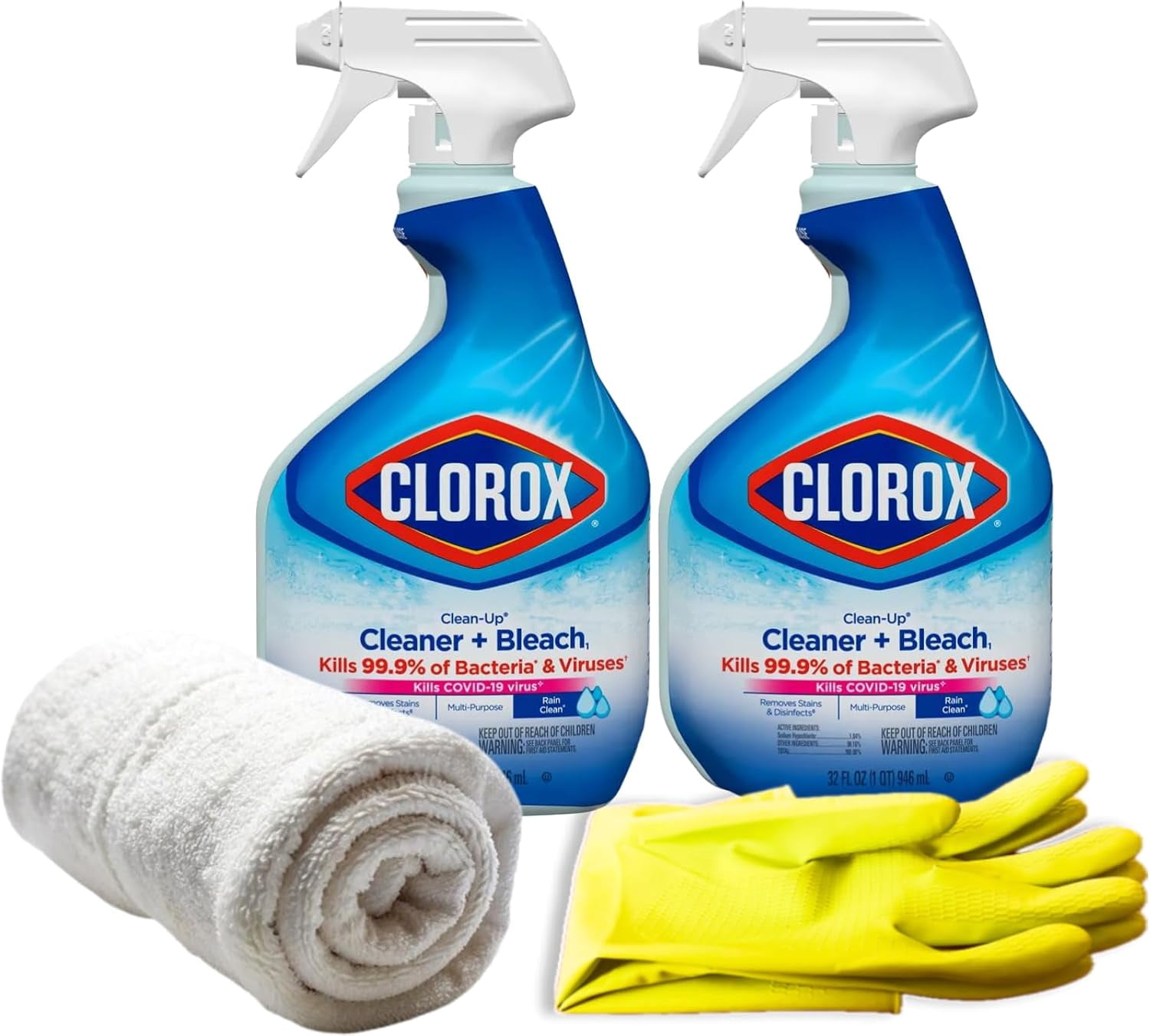 Clean-Up Cleaner with Bleach, Fresh Scent, 32 Fl Oz, Pack of 2 Bundle ...