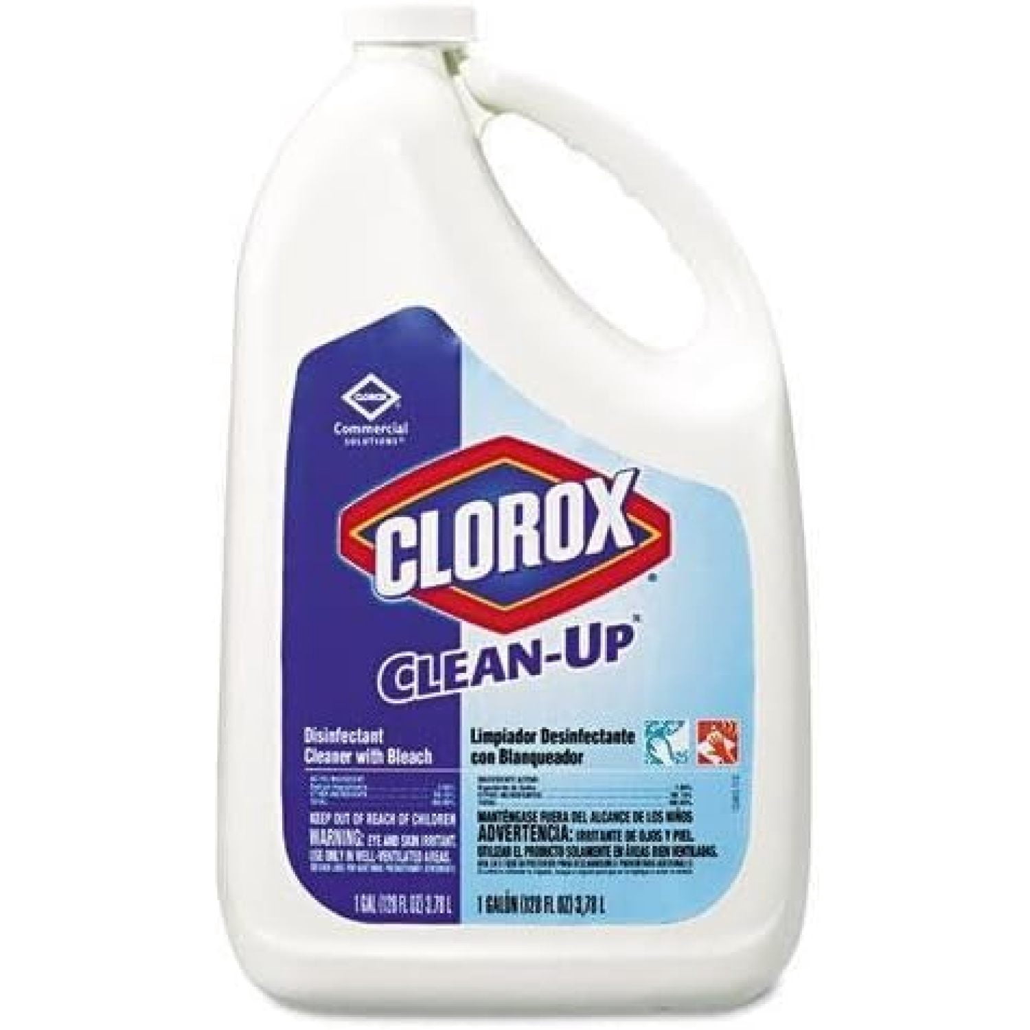 Clean-Up Disinfectant Cleaner With Bleach, Fresh, 128 Oz Refill Bottle ...