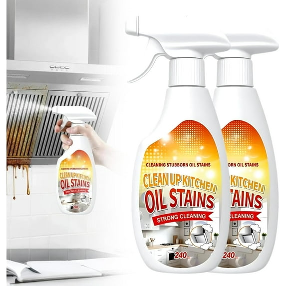 Clean Up Kitchen Oil Stains Spray,Heavy-Duty Kitchen Degreaser Foam ...
