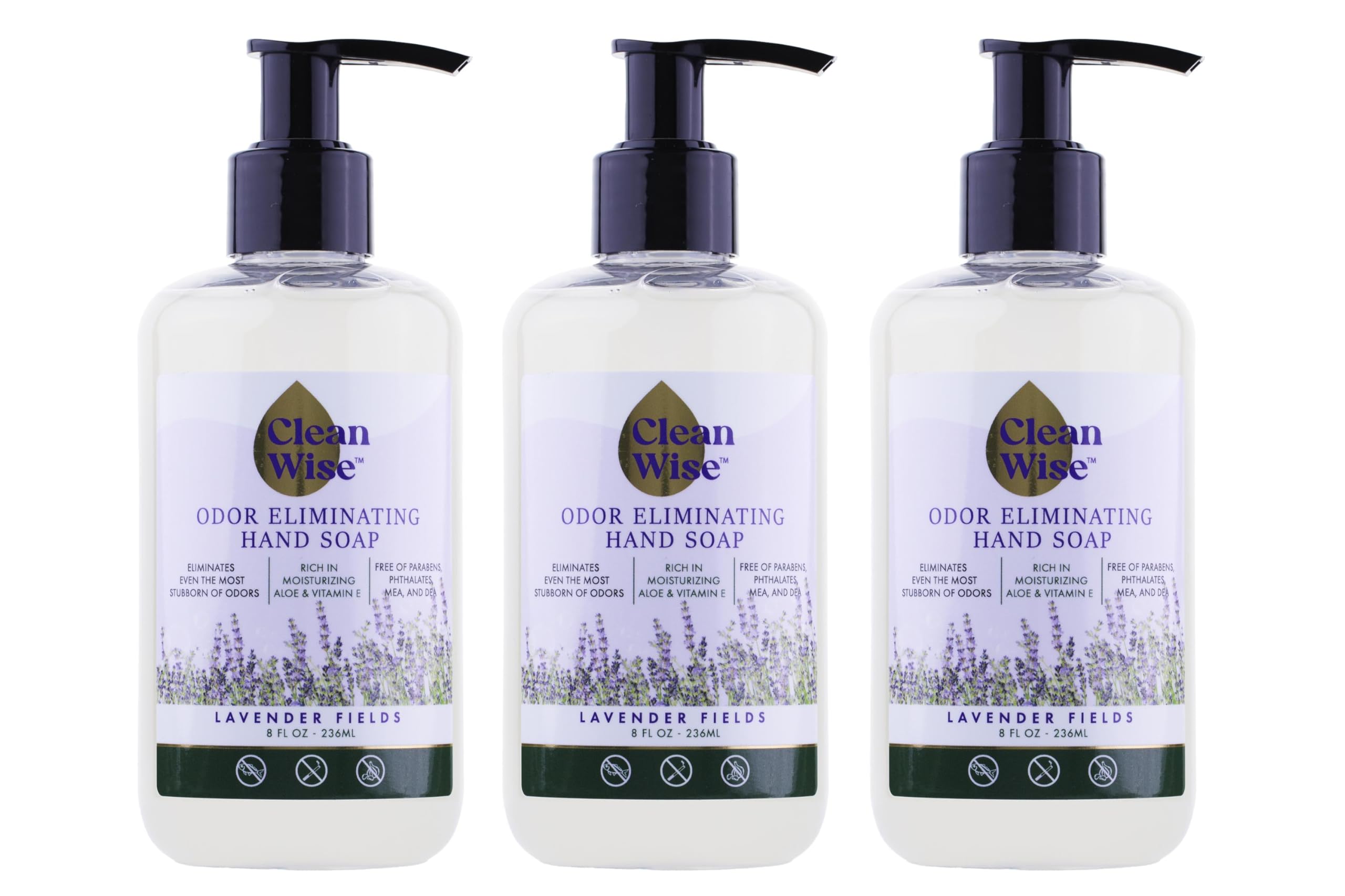 Clean Wise Odor Eliminating SAF21 Hand Soap, Clean Citrus, 8 fl oz (3 ...