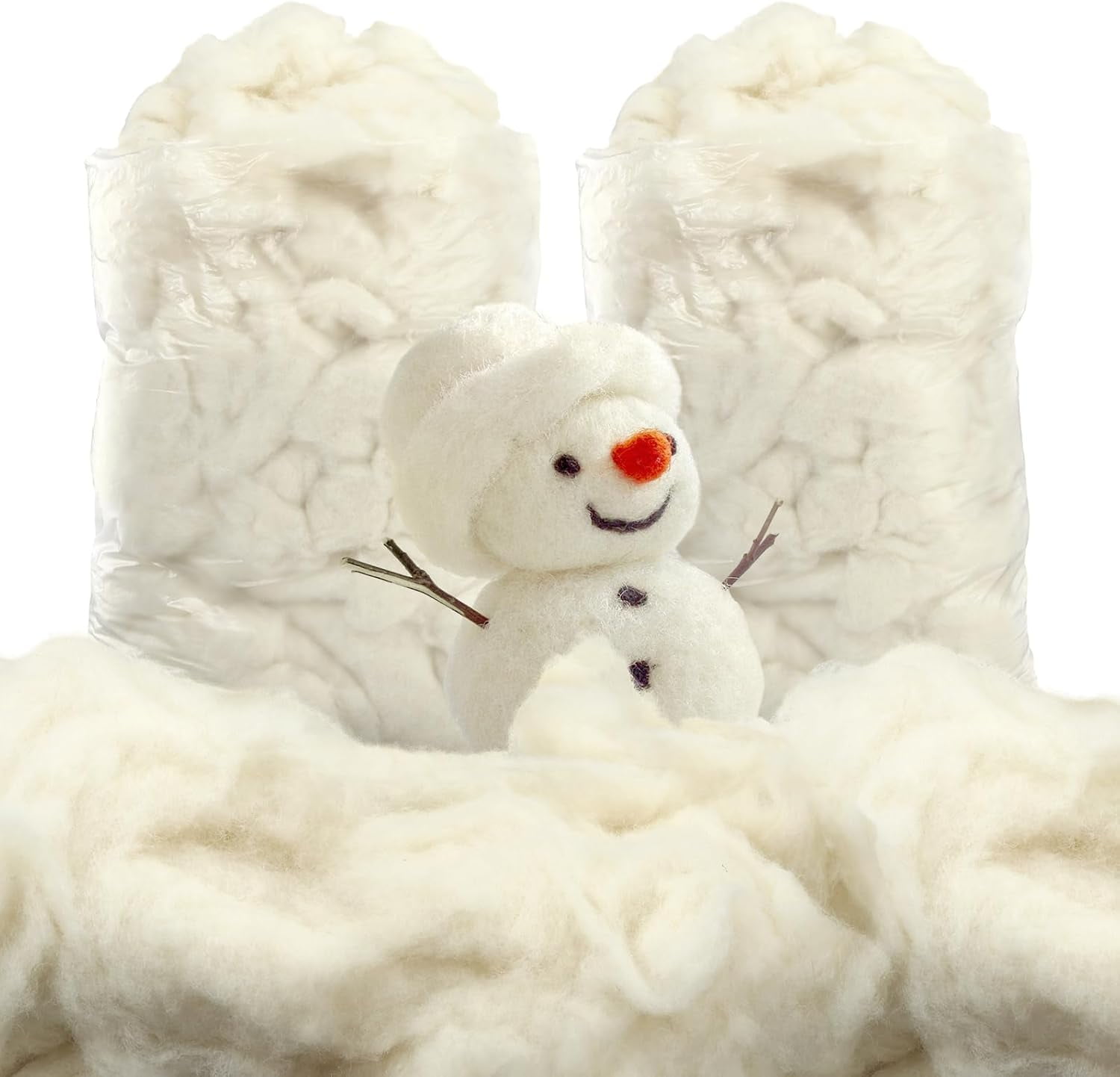 Clean Wool Batting Stuffing for Stuffed Animals Roving Wool Felting ...