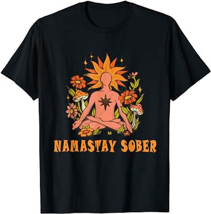 Clean And Sober Sobriety Namastay Narcotics Anonymous T Shirt