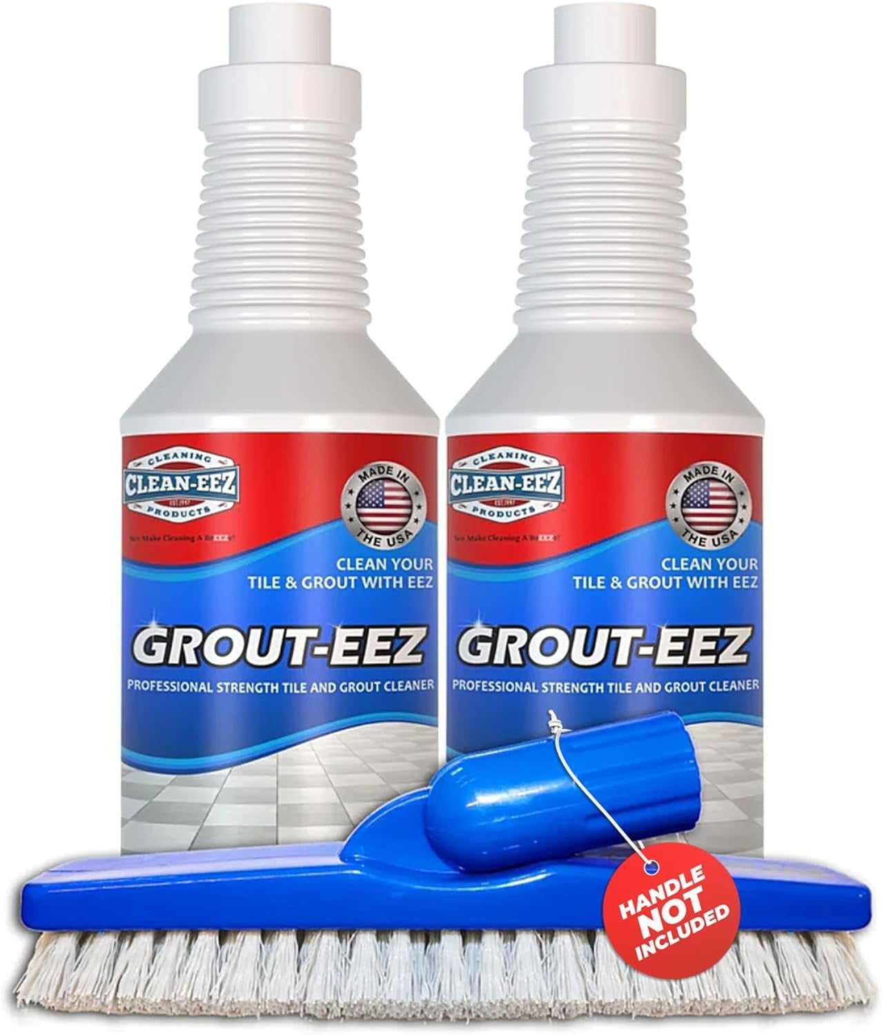 Grout-EEZ Tile & Grout Cleaner – Professional Strength Stain Remover (2 ...
