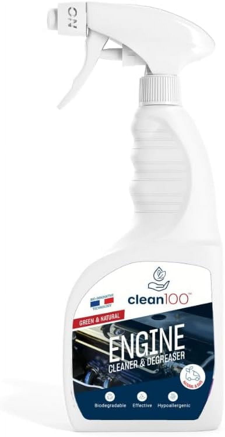 Clean100 Engine Cleaner and Degreaser Spray All Purpose Grease Remover ...