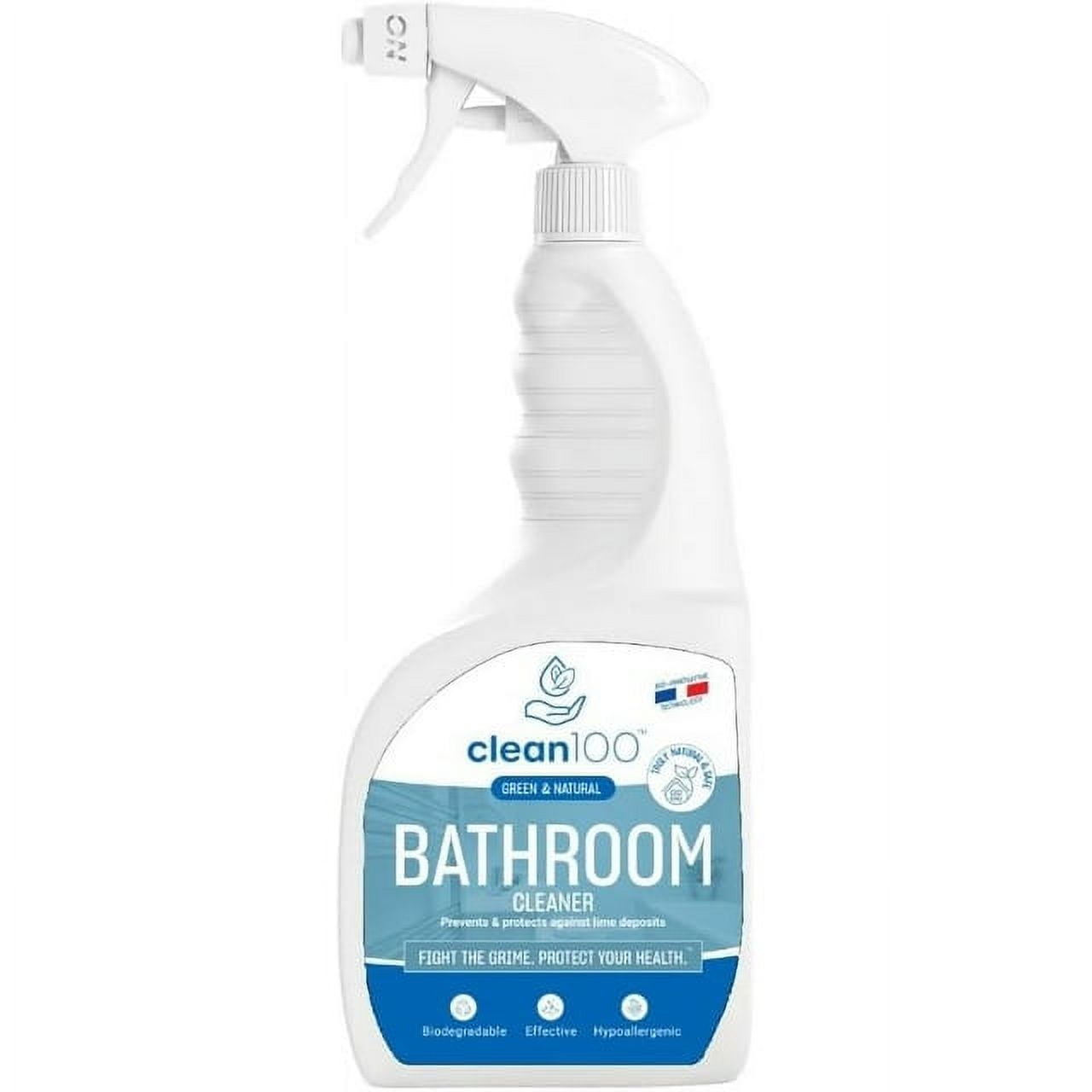 Clean100 Non Toxic Bathroom Cleaner 100% Natural Bathroom Cleaning ...