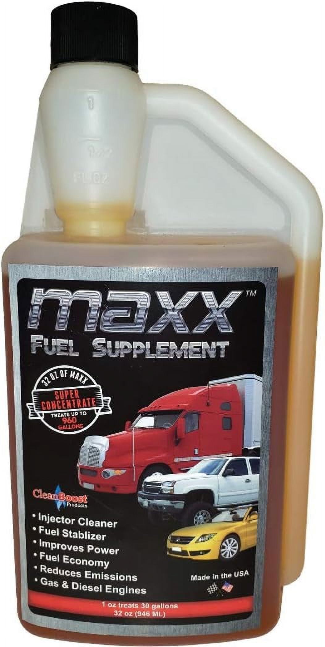 CleanBoost® Maxx™ 32oz Fuel Treatment for Gas & Fuel - Treats 960 ...