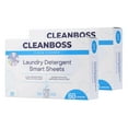 CleanBoss Laundry Detergent Smart Sheets - 60 Sheets - Walmart.com