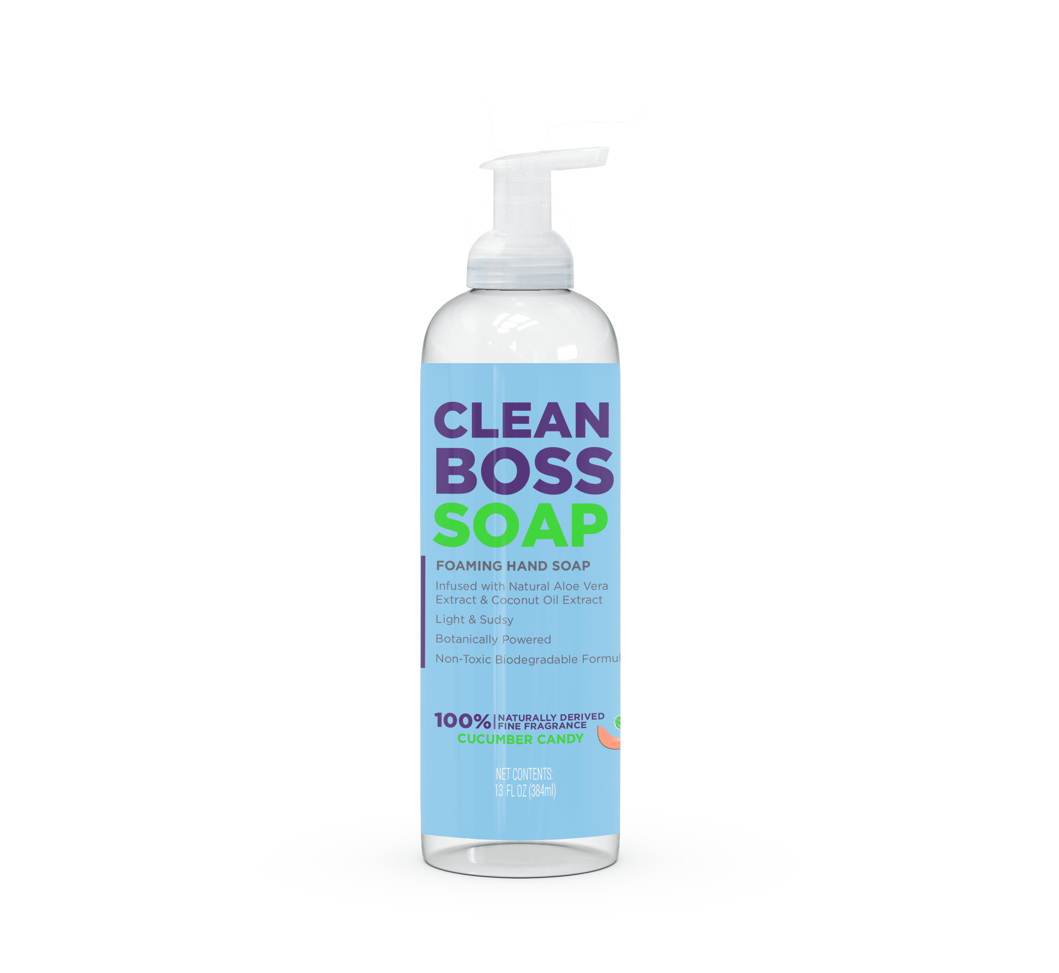 CleanBoss by Joy Foaming Hand Soap 13oz, Cucumber Candy - Walmart.com