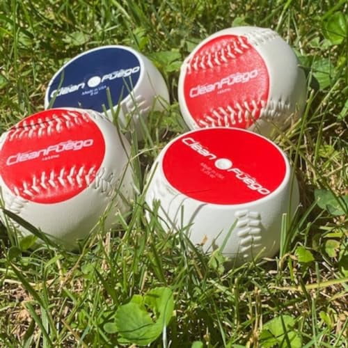 CleanFuego® Starter (3-Pack) – Baseball Leather Spinners Pitch Training ...