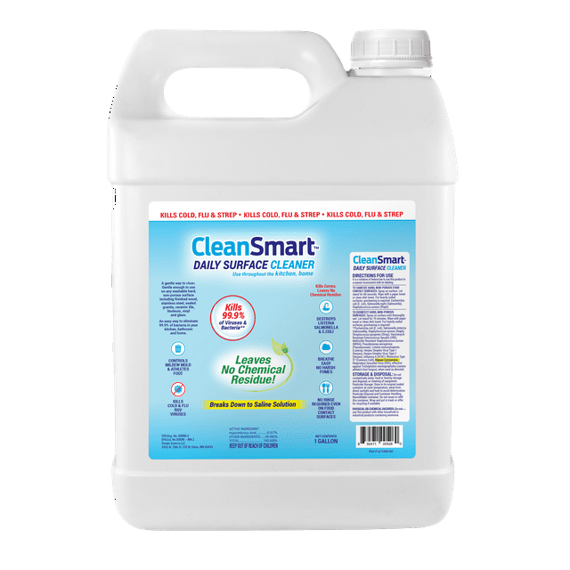 CleanSmart Non-Toxic Daily Surface Cleaner, Hospital Grade Disinfectant ...