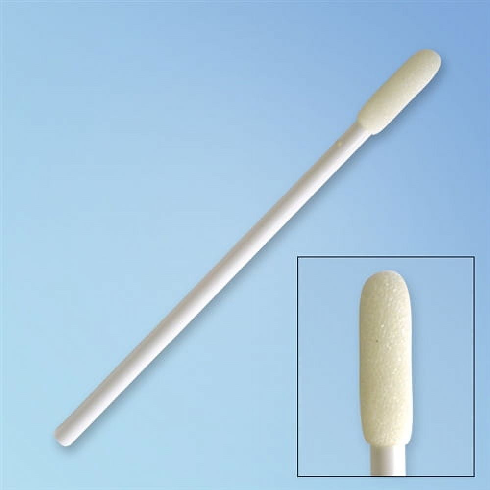 CleanTex Foam Swab, Large Flexible Head, 4.4", Plastic Shaft, 100/bag ...