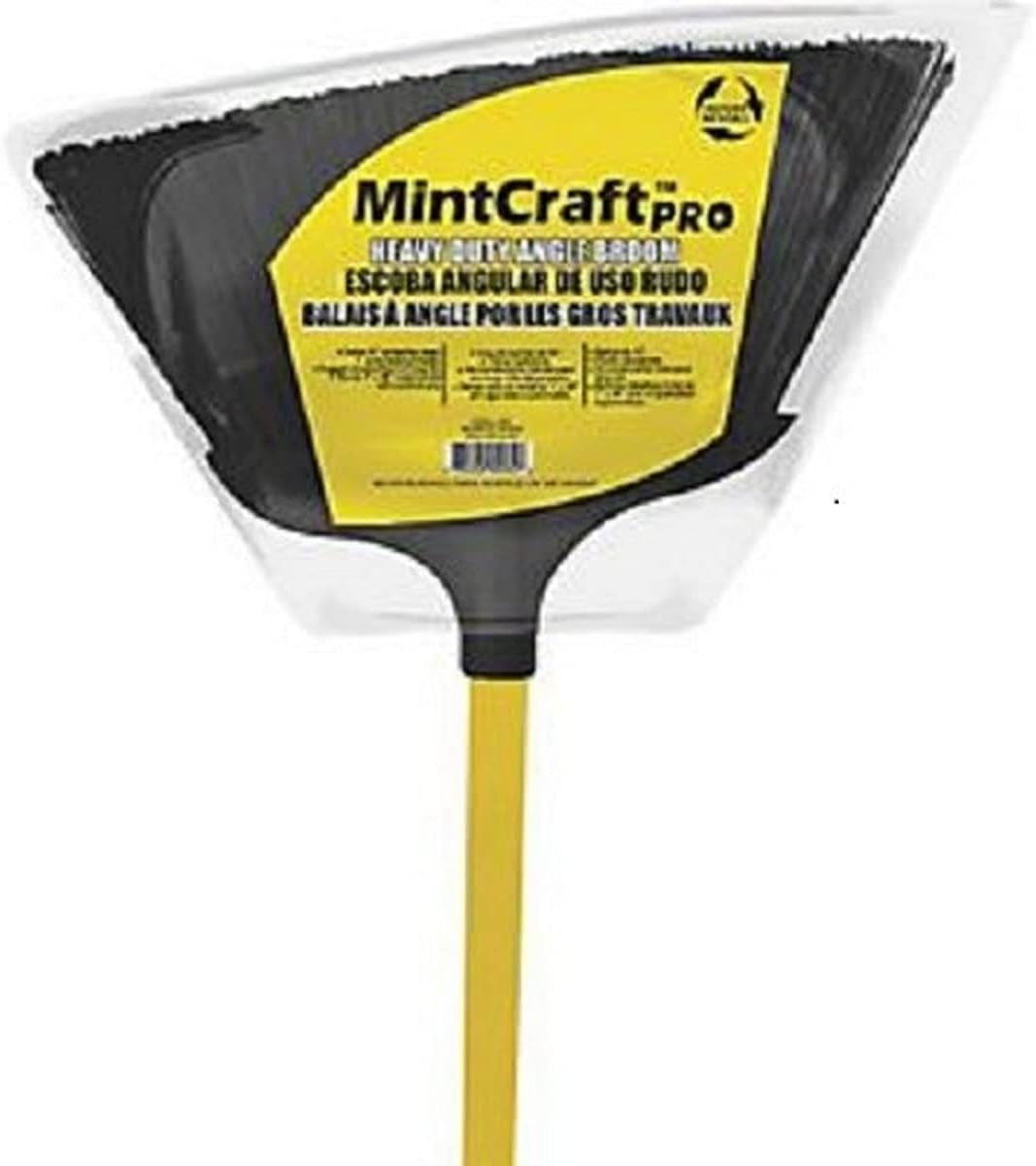 CleanX 2032X Jumbo Indoor/Outdoor Heavy Duty Angle Broom with Grip ...