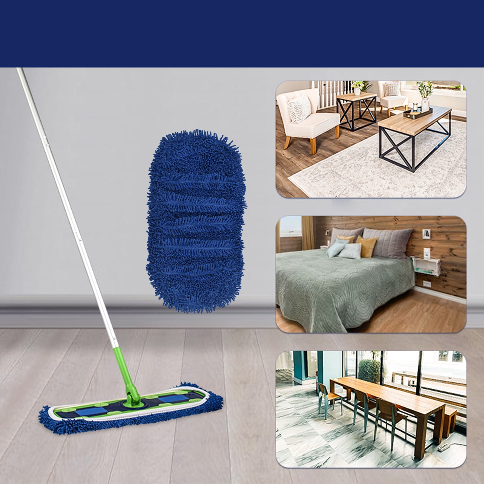 Cleanance Under 10$! Dusting Flat Mop Mops For Floor Cleaning Wooden ...