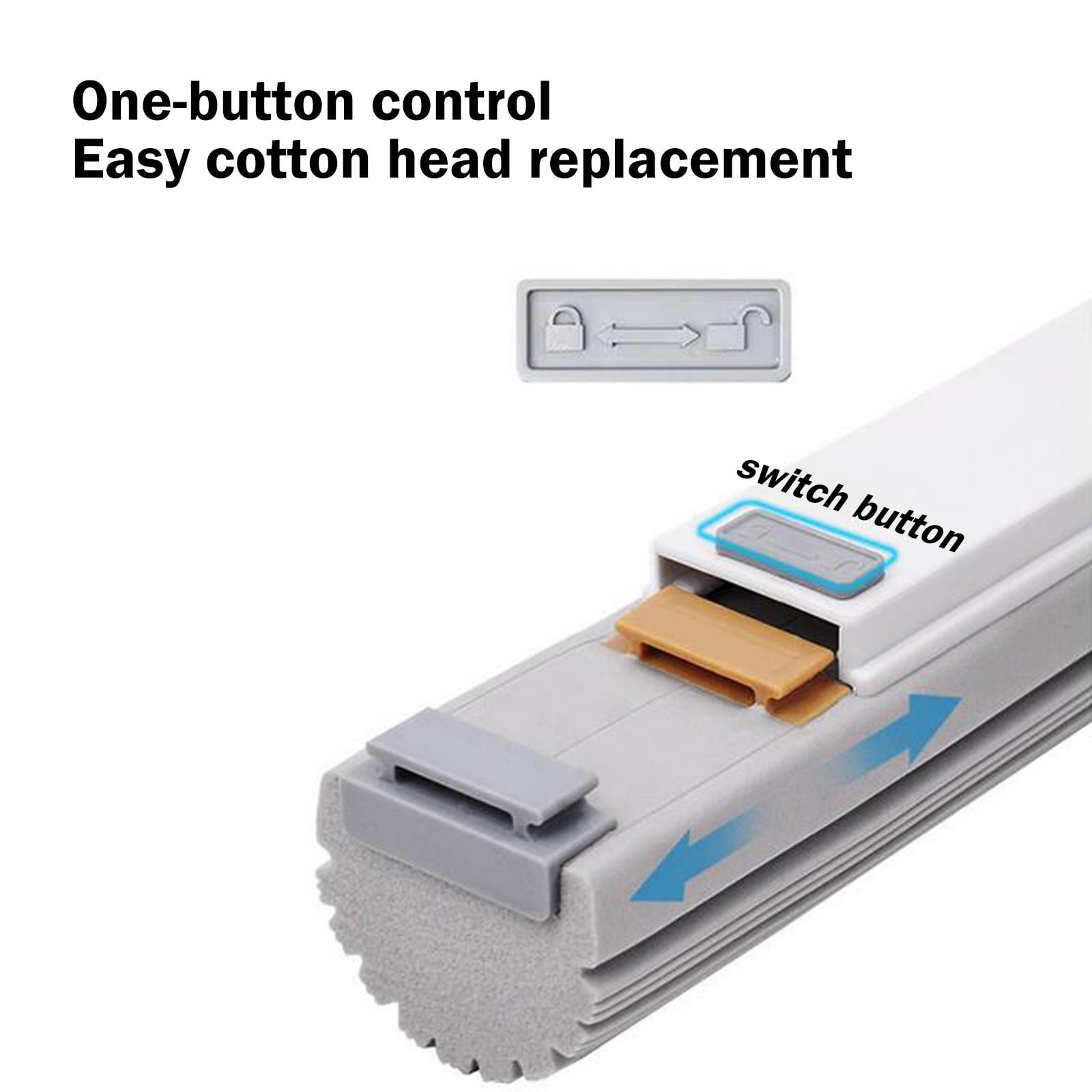 Cleanance Under 10$! Lazy Rubber Sponge Mop Mops For Floor Cleaning ...