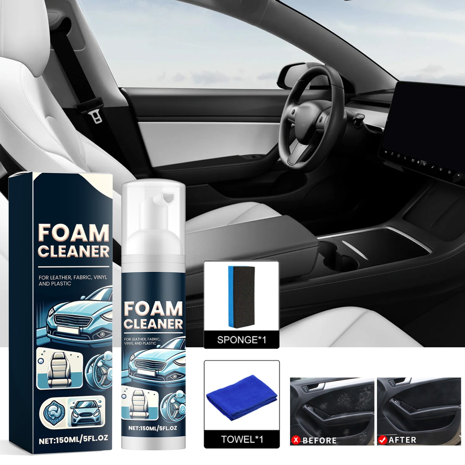 Cleaner Car Interior Car Interior Cleaner Vehicle Interior Polish And ...