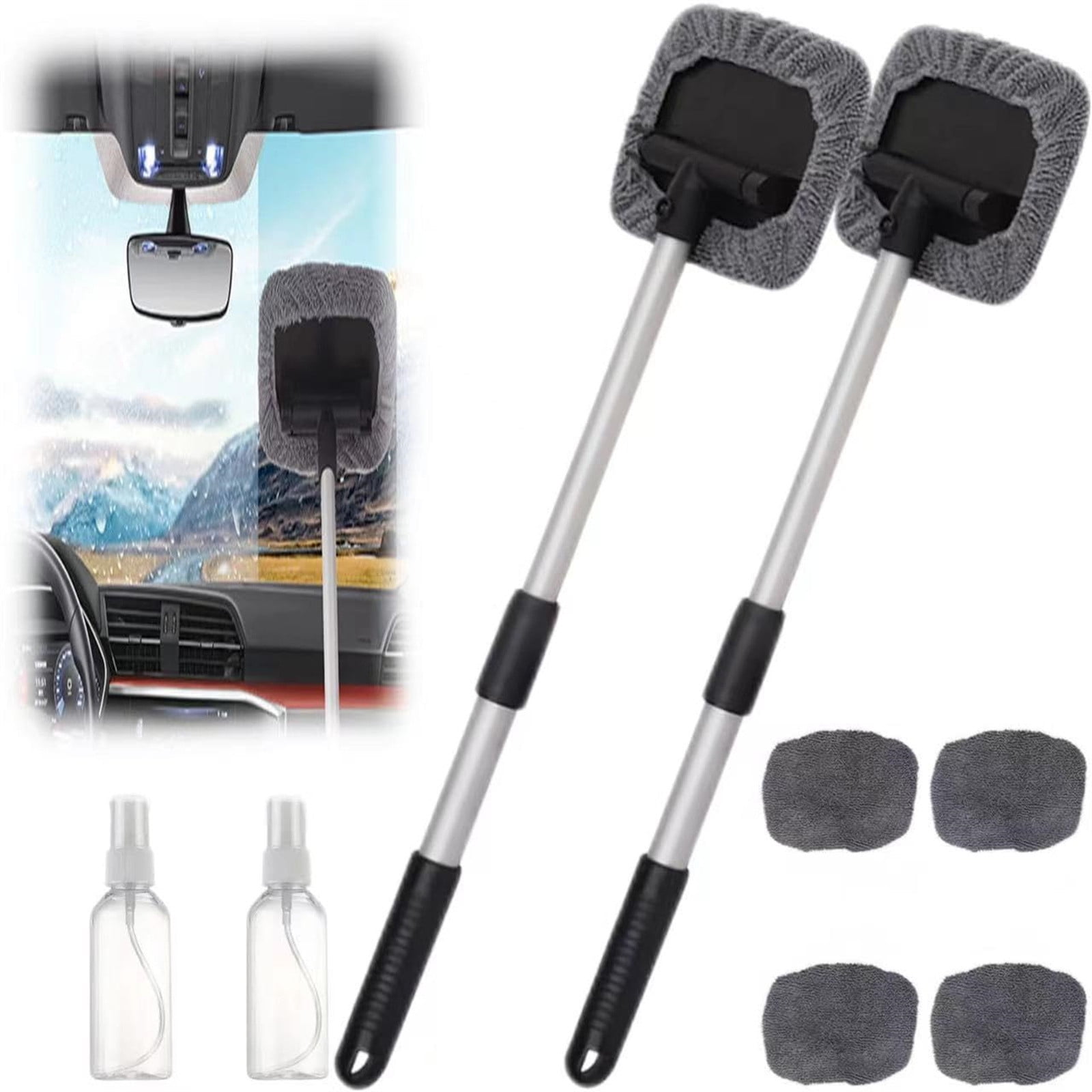 Cleaner Tool Magnetic Car Window Cleaner Expand able Car Window Cleaner ...