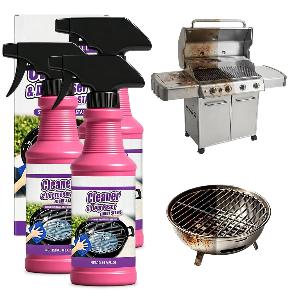 Cleaner and Degreaser, Fast-Acting Heavy- Duty Grill Degreaser Spray ...
