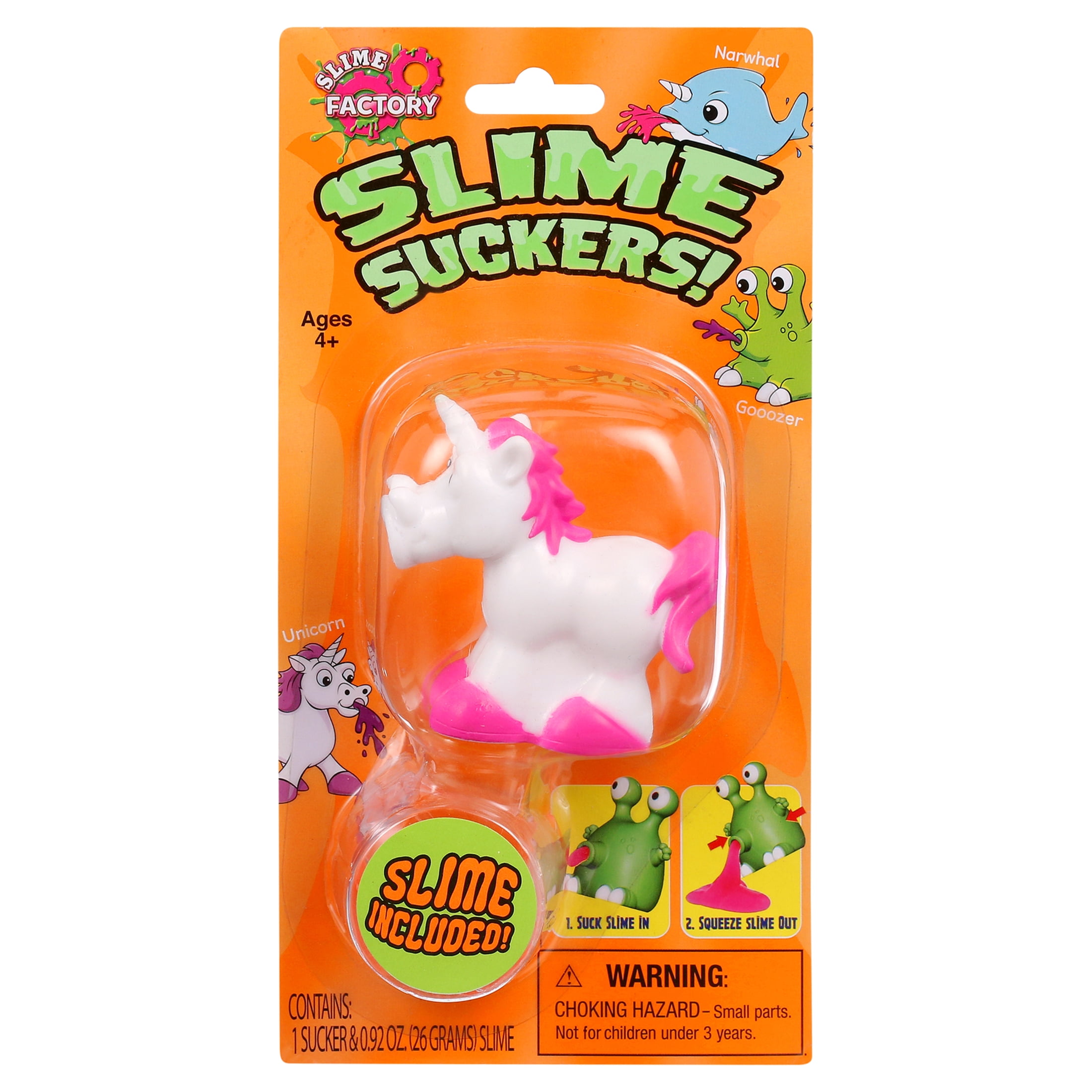 Cleanerlove Unicorn Slime Sucker Novelty & Gag Toy - Walmart.com