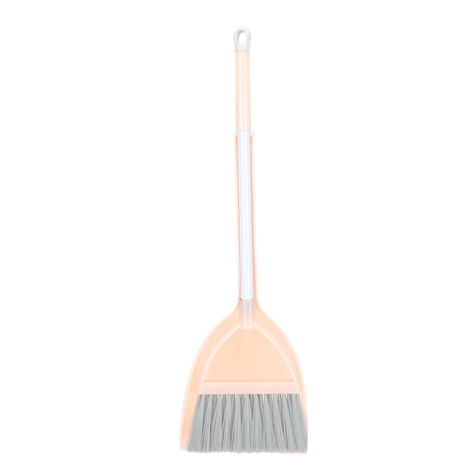 Orange Plastic Kids Broom Set with Small Dustpan for Housekeeping ...
