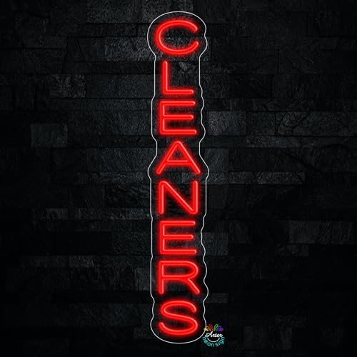 Cleaners LED Neon Sign 5"L x 27"H #32162 - Walmart.com