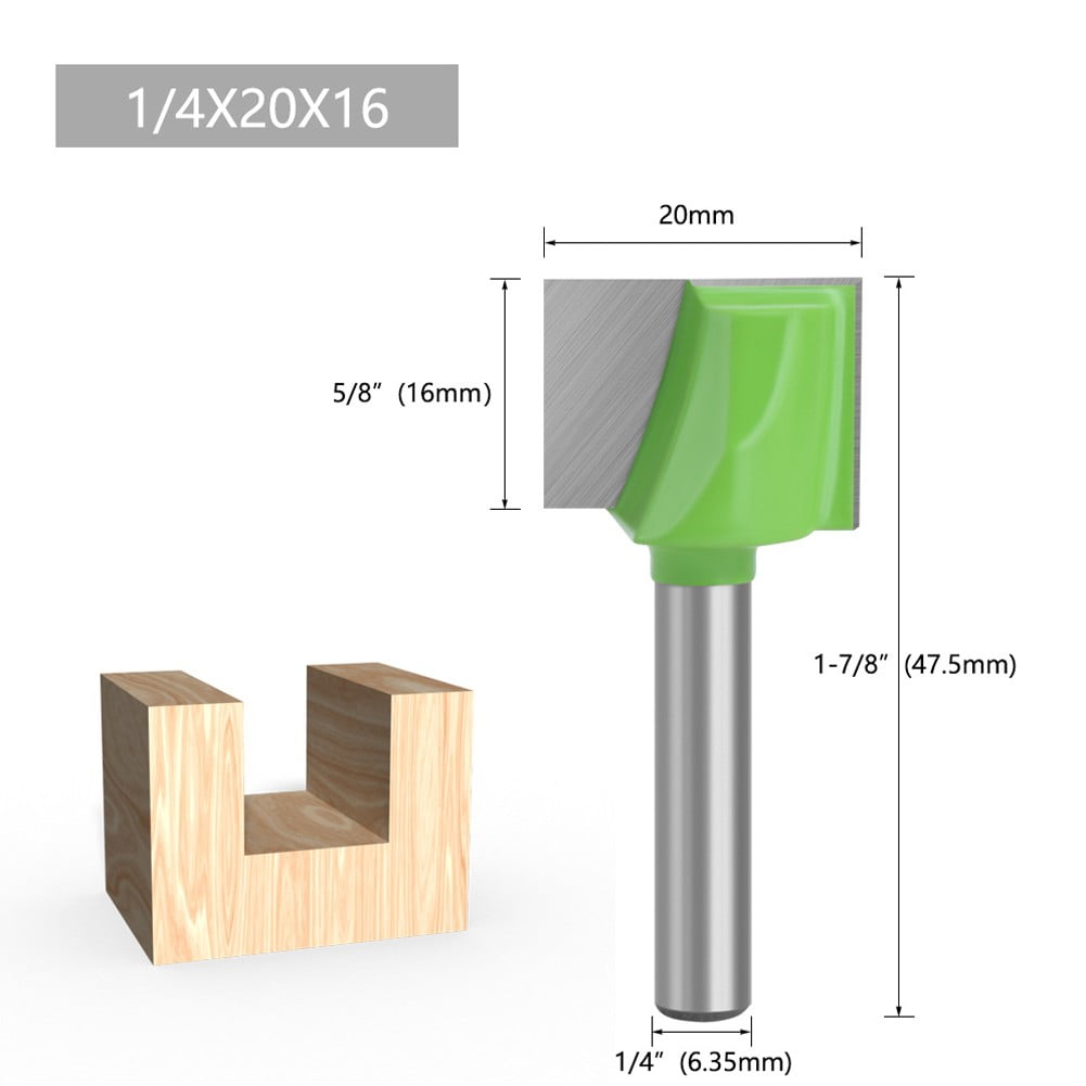 Cleaning Bottom Router Bit 6.35mm Shank Milling Cutter Engraving ...