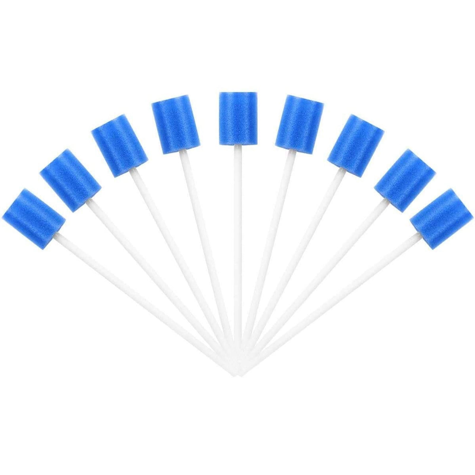 Cleaning Brush Care With Blue Sponge Tip Oral 100 Pack Disposable Oral ...