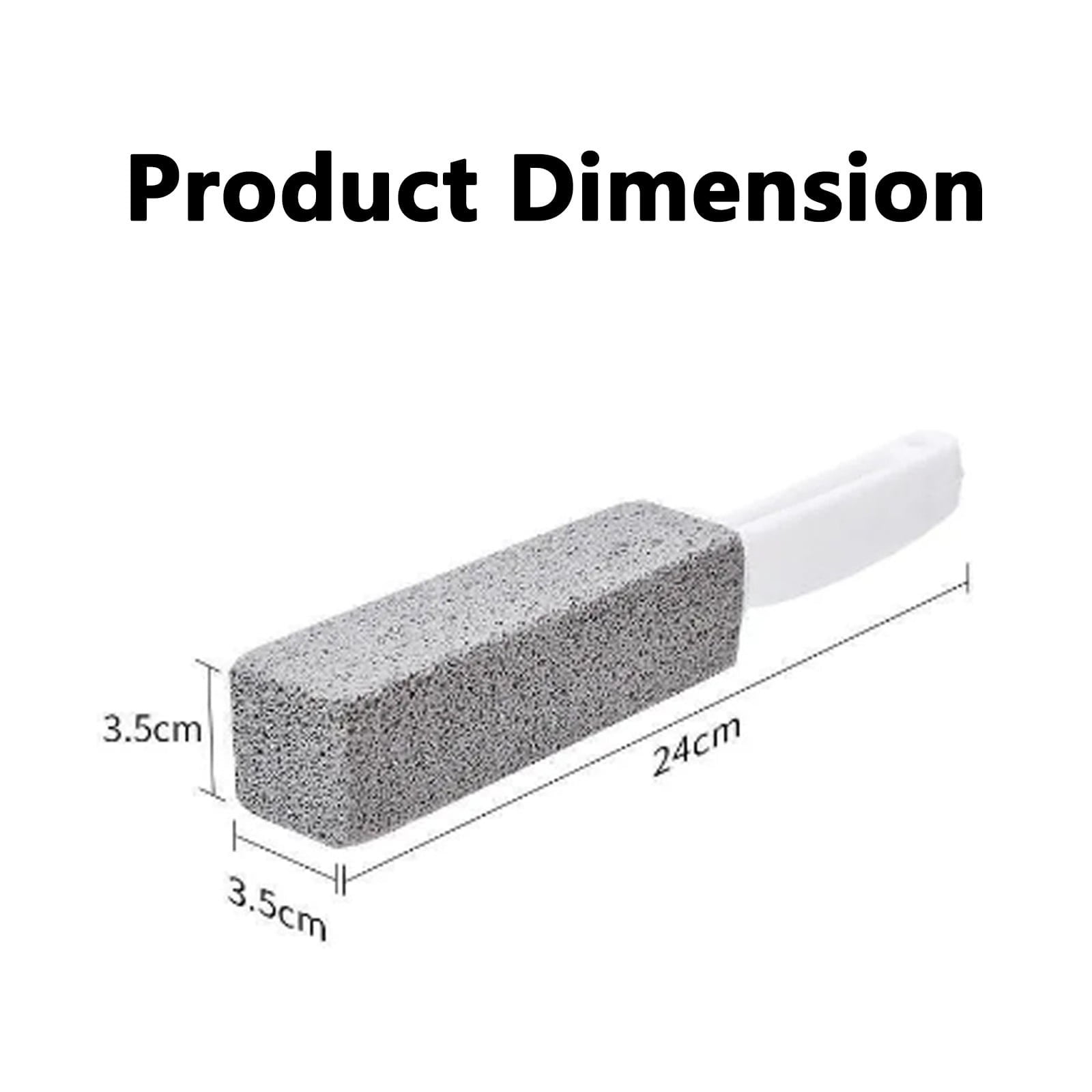 Cleaning Brush with Long Handle, Tyeign Pumice Stone for Cleaning Toilet Pumice Stone with ...