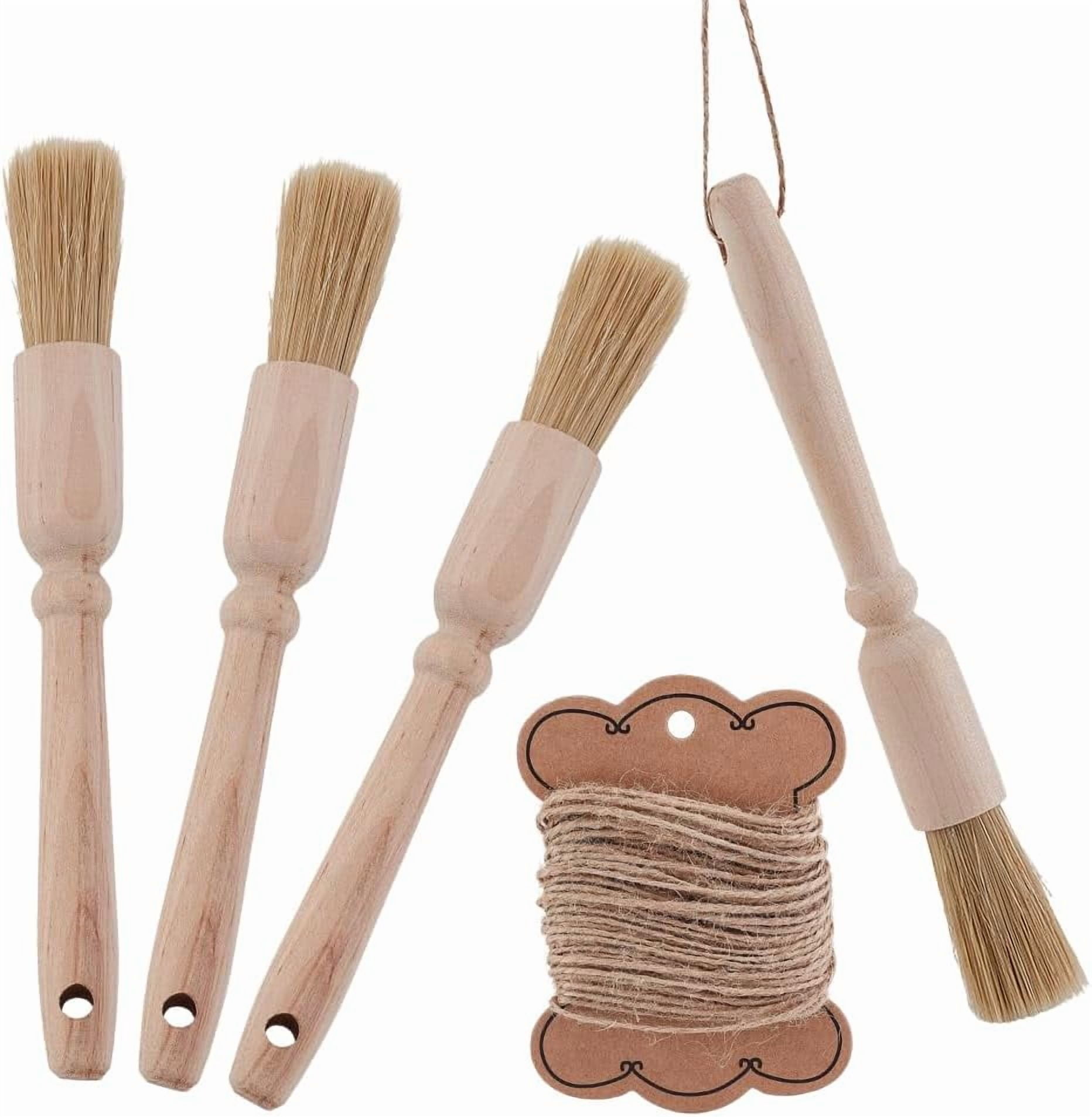Cleaning Brush for Sewing Machine Wood Lint Brush with Handle and Jute ...