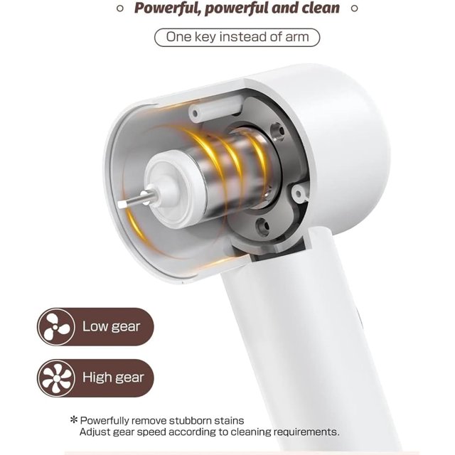 Cleaning Brush, Spin Power Scrubber, Power Spin Scrubber, Electric Spin ...