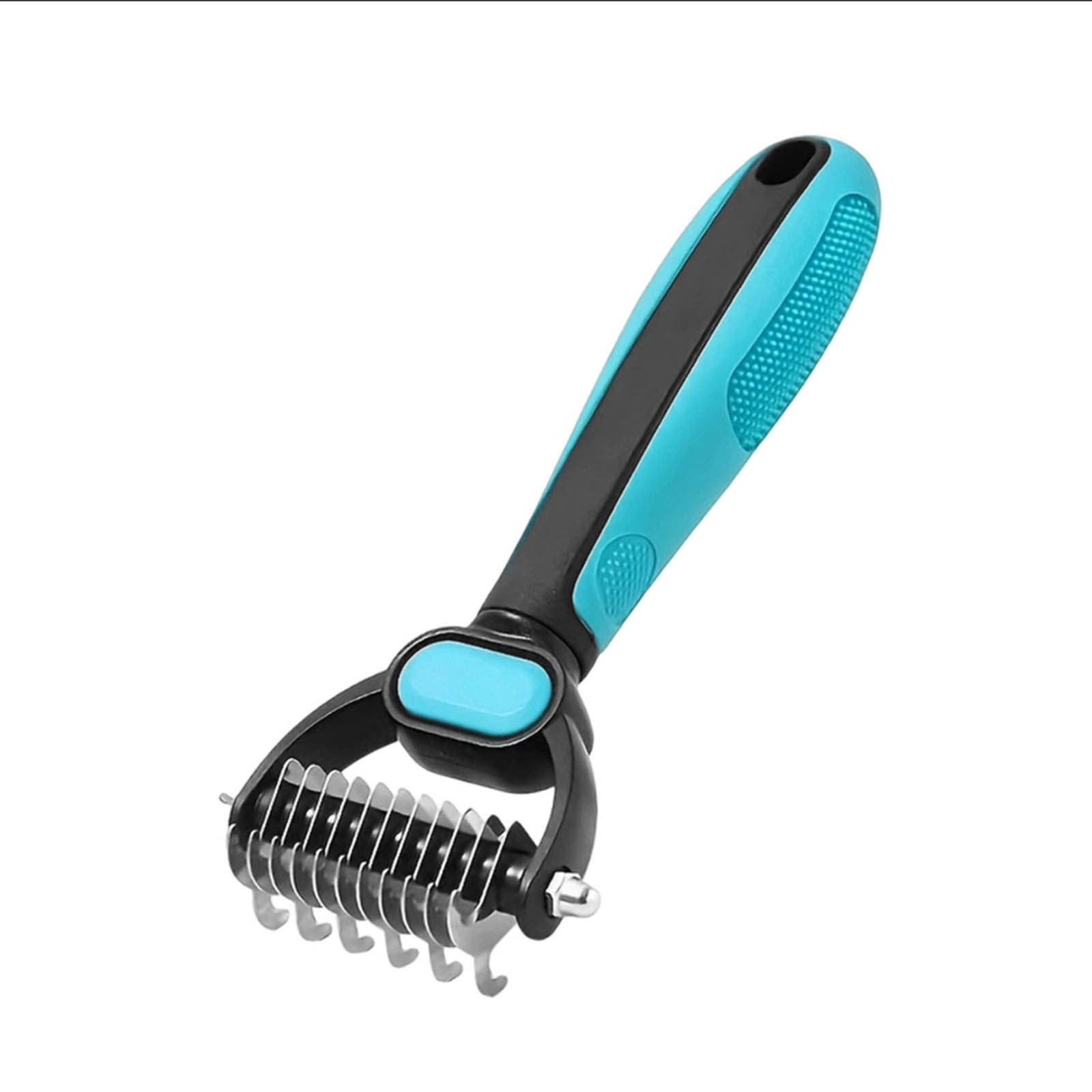 Cleaning Brush for Dogs and Cats Ergonomic Grooming Rake with Stainless ...