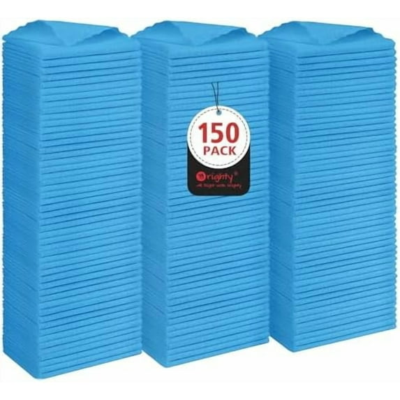 Cleaning Cloths Bulk, 150 Pack Shop Rags Reusable, Multi-Purpose Shop ...