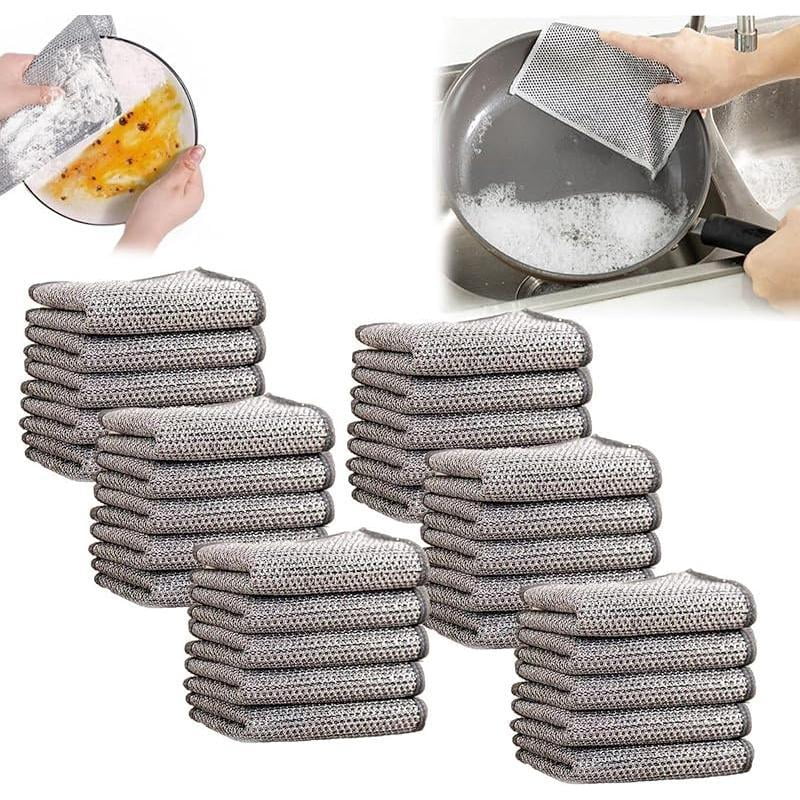 Cleaning Cloths, Multipurpose Wire Miracle Cleaning Cloths ...