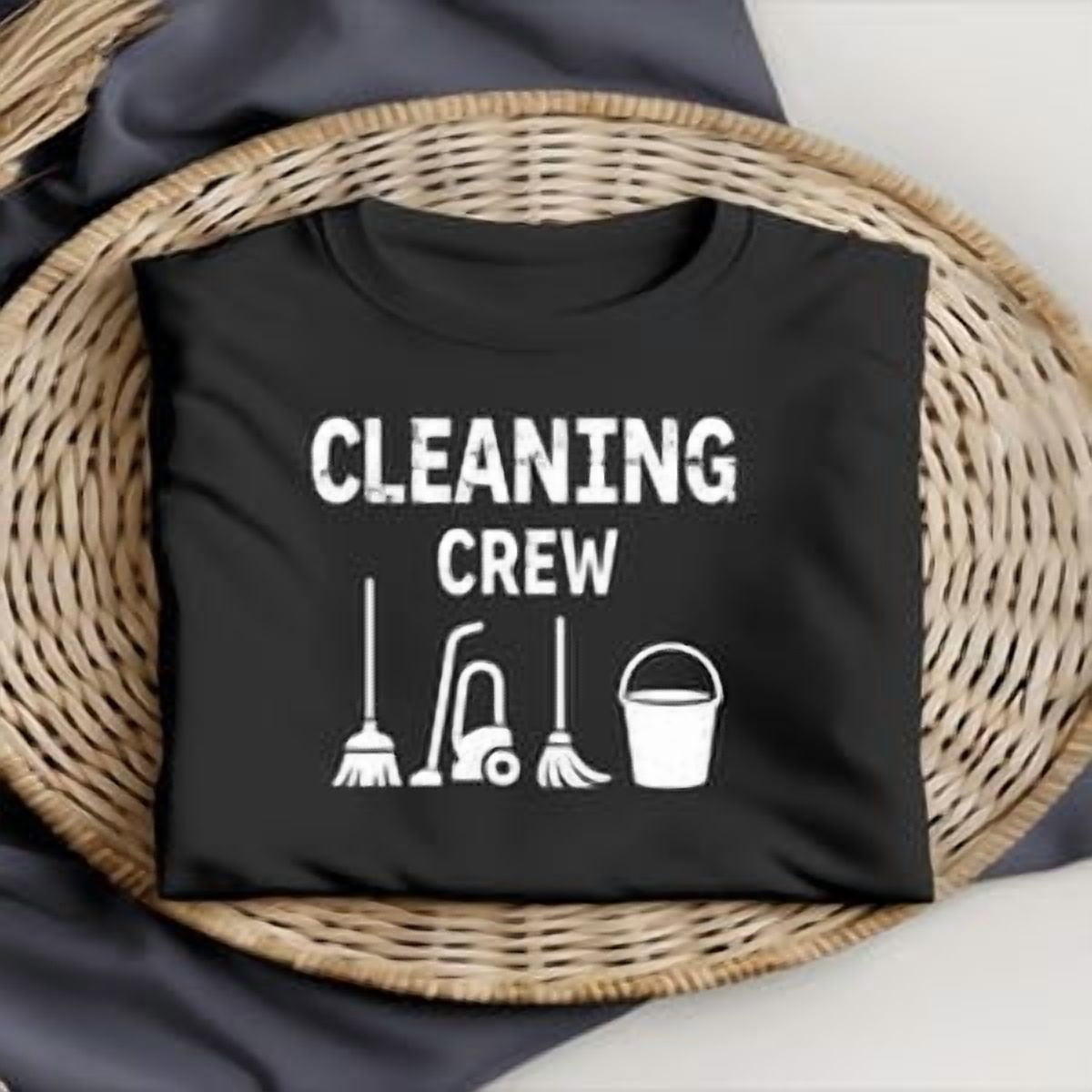 Cleaning Crew Shirt – Custodian Janitor Tee, Housekeeping Team Uniform ...