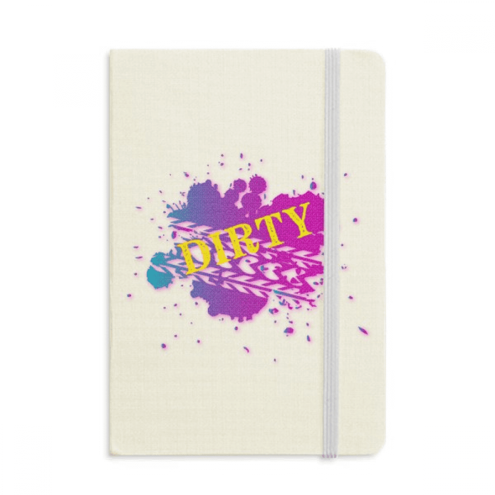 Cleaning Dirty Stain Tire Marks Notebook Official Fabric Hard Cover ...