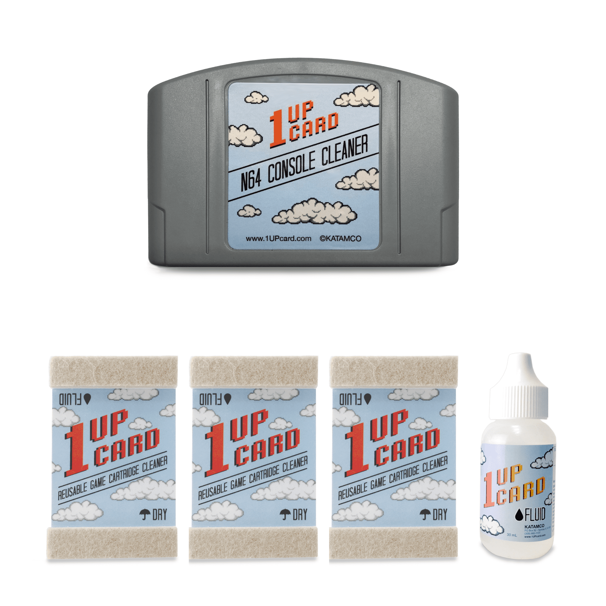 Cleaning Kit Compatible With N64 (Nintendo 64) Console And Video Game ...
