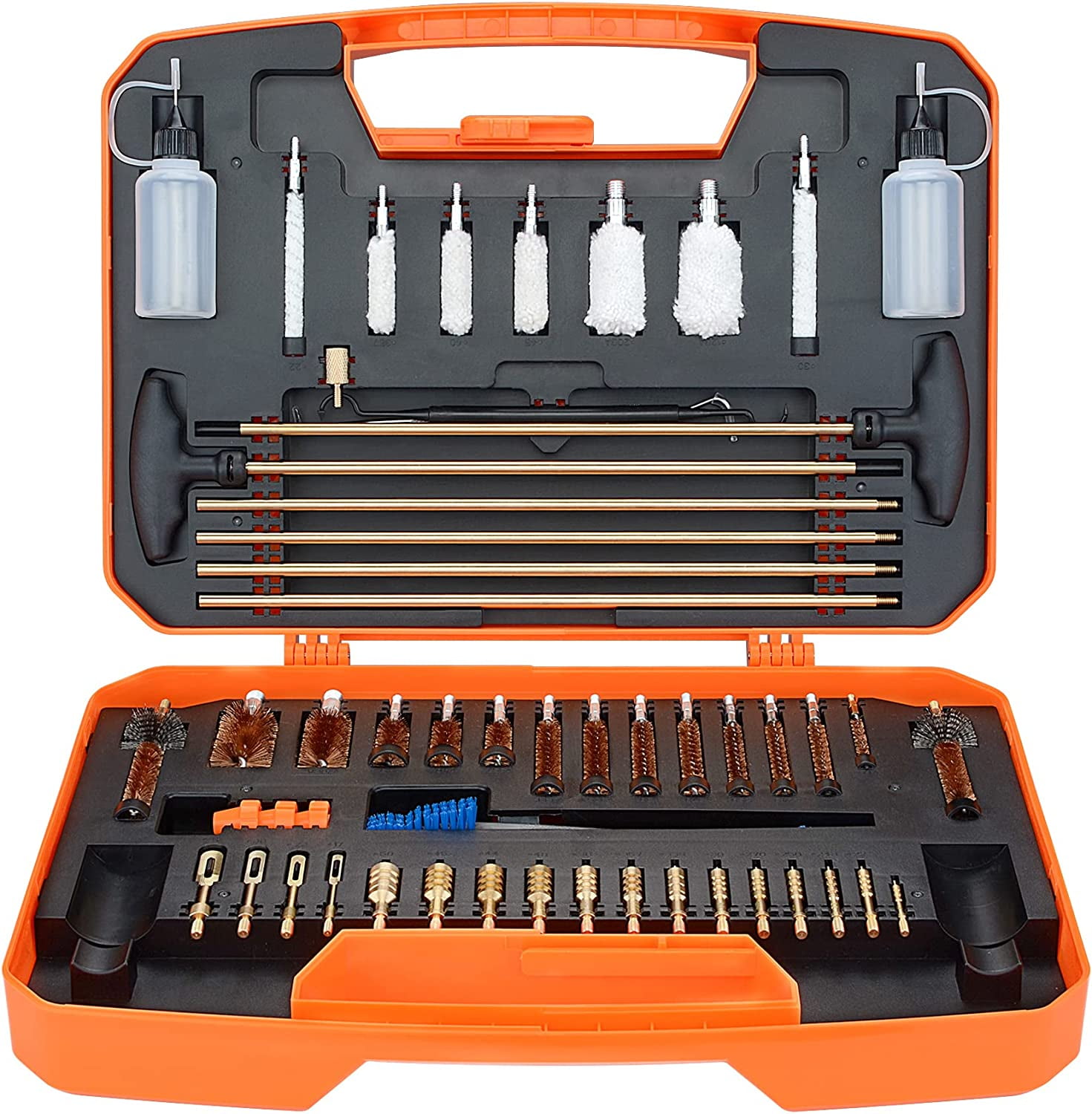 Universal Gun Cleaning Kit for All Calibers: Rifle, Pistol, Shotgun ...