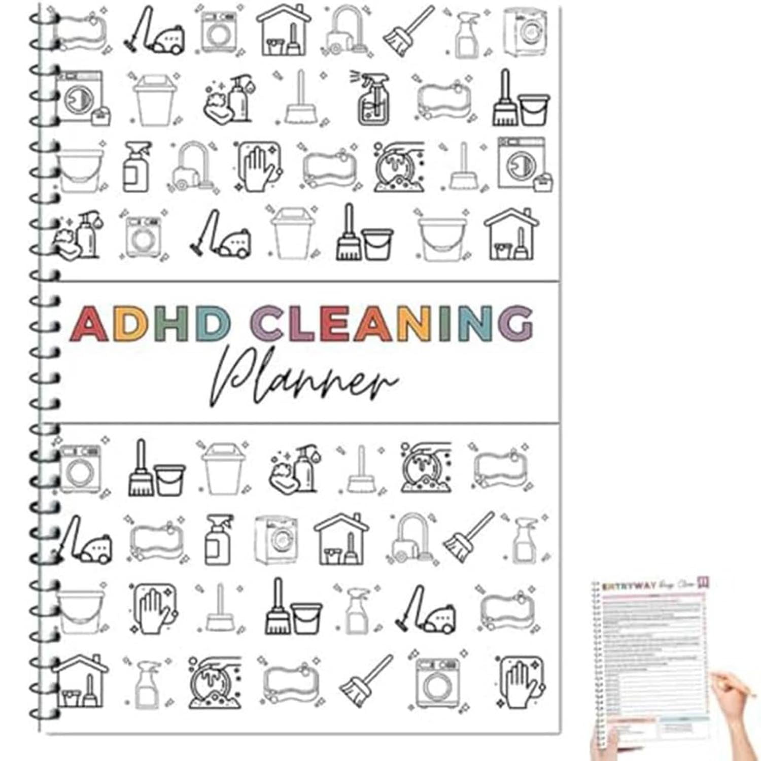 Cleaning and Organizing Toolkit, Spring Cleaning Checklist Notebook ...
