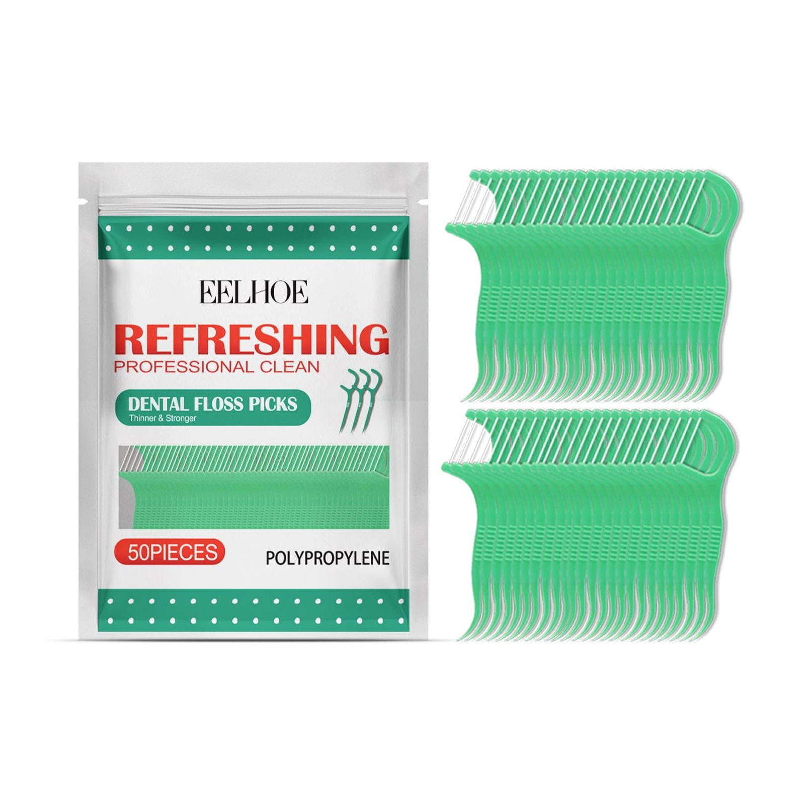 Cleaning Picks Floss Picks for Plaque Removal, 50PCS - Walmart.com