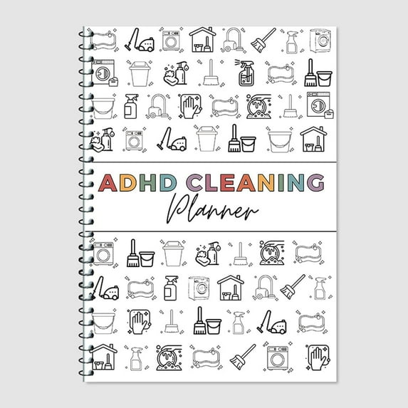 Cleaning Planner for Adults with ADHD - Household Cleaning Schedule ...