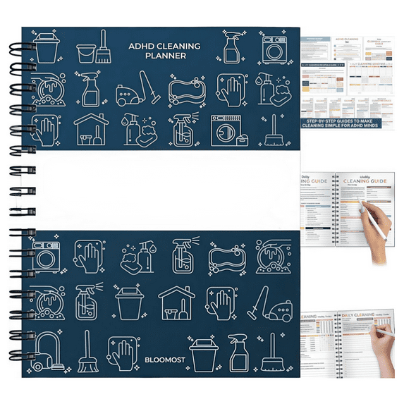 Cleaning Planner for Adults Women, Cleaning Schedule and Checklist ...