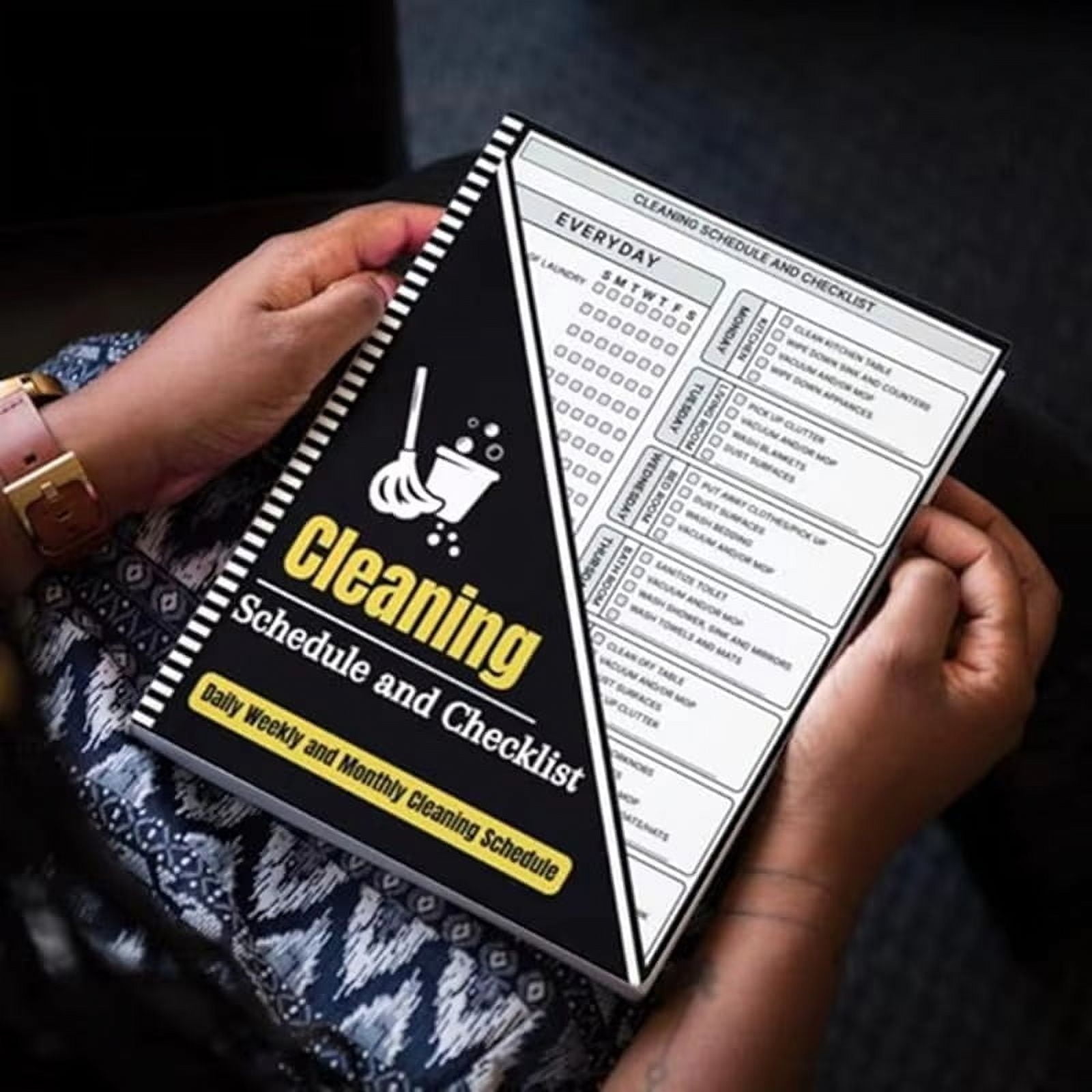 Cleaning Planner Chore List for Adults Cleaning Checklists Planner and ...