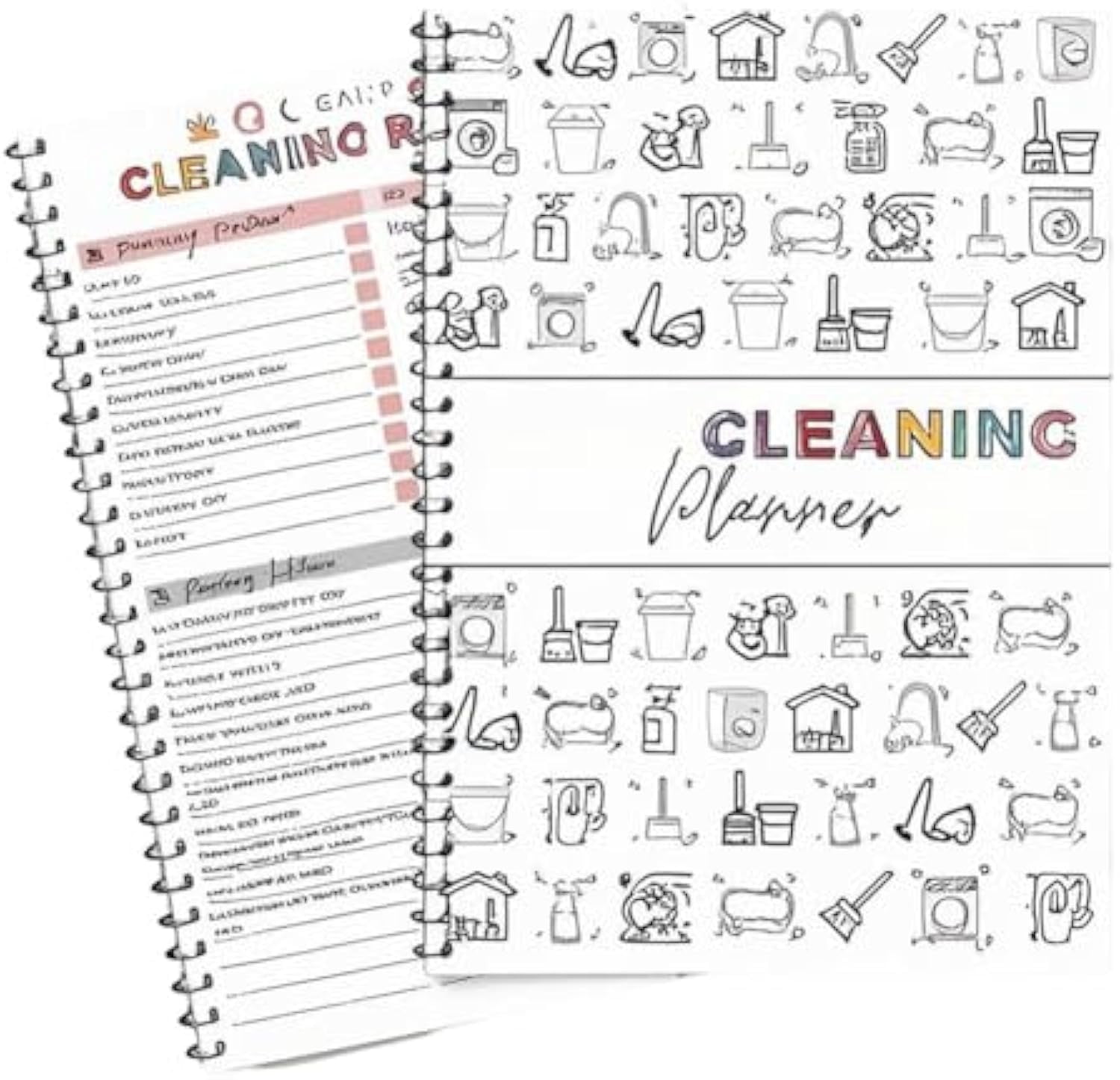 Cleaning Planner, Cleaning and Organizing Planner, Editable Home Plan ...