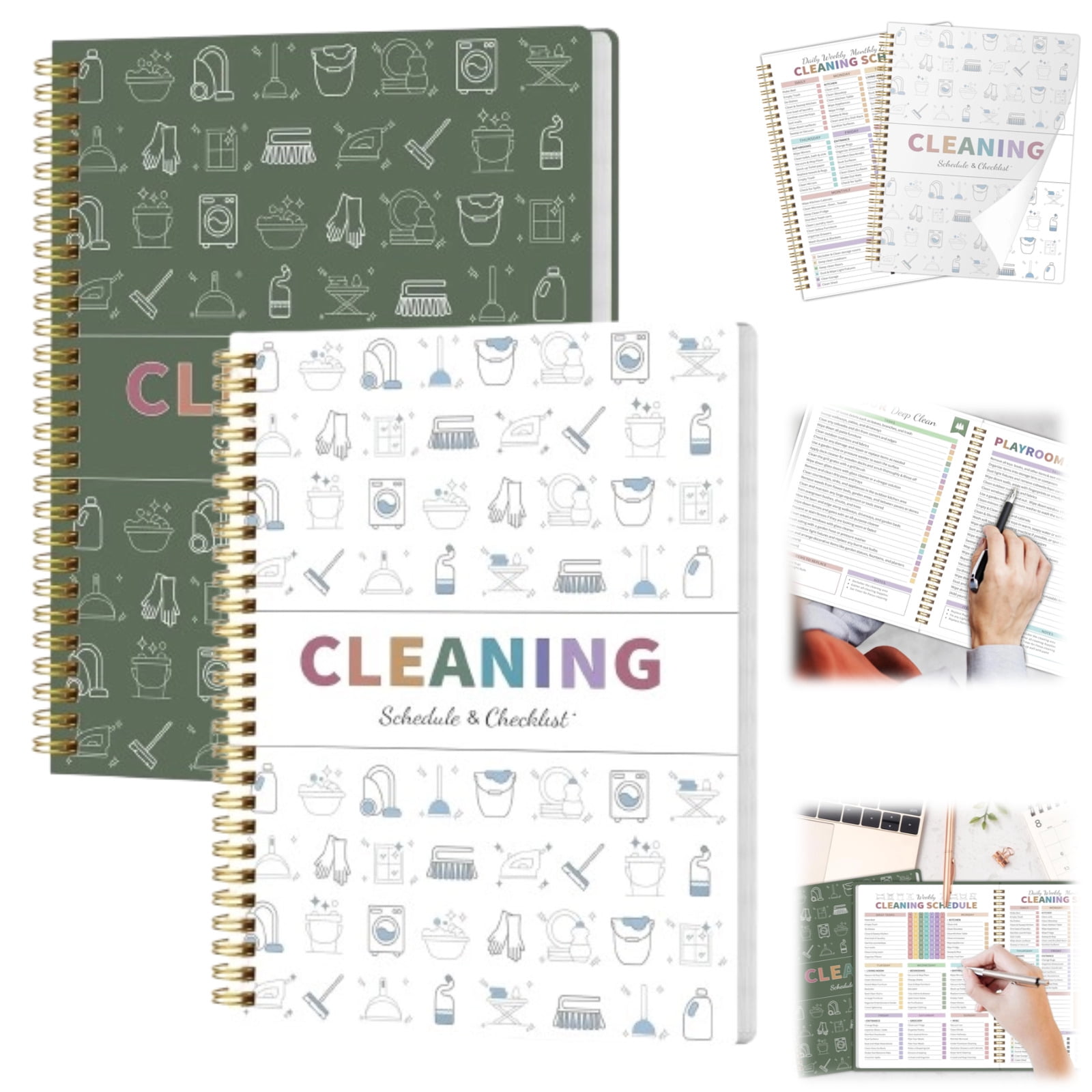 Cleaning Planner Schedule, Cleaning and Organizing Planner, Daily ...