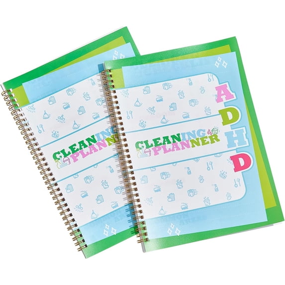 Cleaning Planner for Adults Women A4, 2 Pack Weekly and Monthly ...